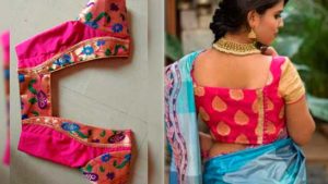200+ Blouse Back Neck Designs Catalogue Images - TailoringinHindi