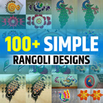 New Simple Rangoli Designs | Easy Images - TailoringinHindi