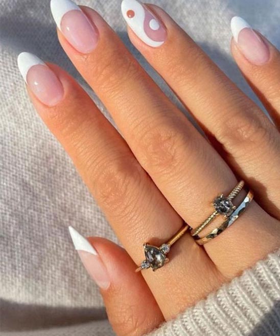 Elegance Redefined: White French Tip Almond Nails - TailoringinHindi Elegance Redefined: White French Tip Almond Nails - TailoringinHindi