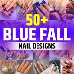 Cool Tones: Blue Nails Perfect for Fall Days - TailoringinHindi