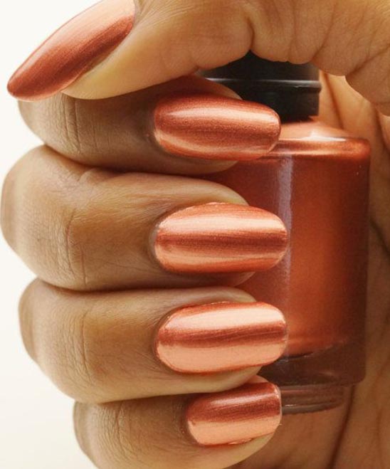 Molten Glam: Stunning Copper Nail Designs - TailoringinHindi
