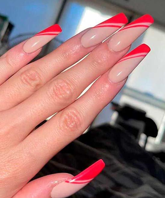 Tumblr French Acrylic Nails