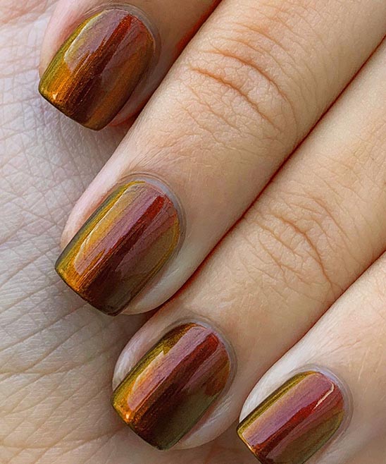 Molten Glam: Stunning Copper Nail Designs - TailoringinHindi