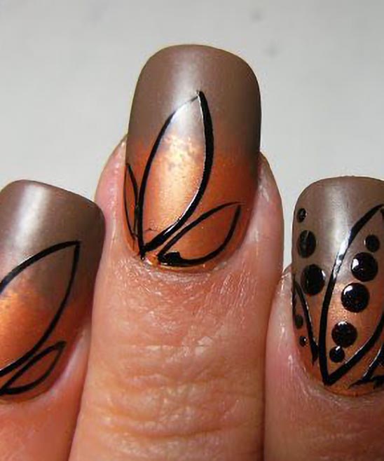 Molten Glam: Stunning Copper Nail Designs - TailoringinHindi