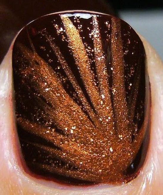 Molten Glam: Stunning Copper Nail Designs - TailoringinHindi