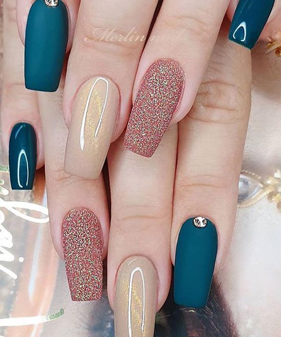 Cool Tones: Blue Nails Perfect for Fall Days - TailoringinHindi