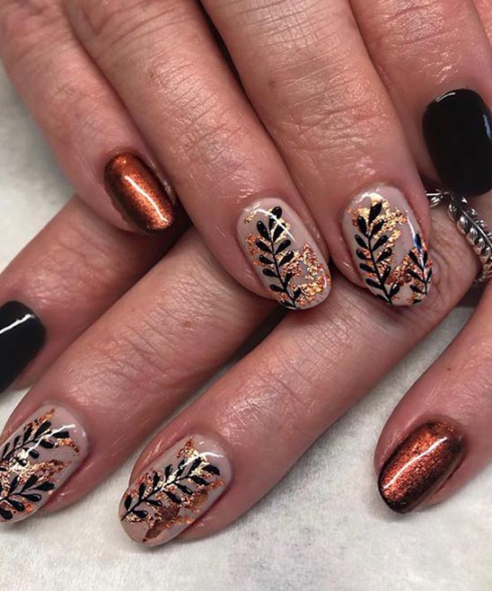 Molten Glam: Stunning Copper Nail Designs - TailoringinHindi