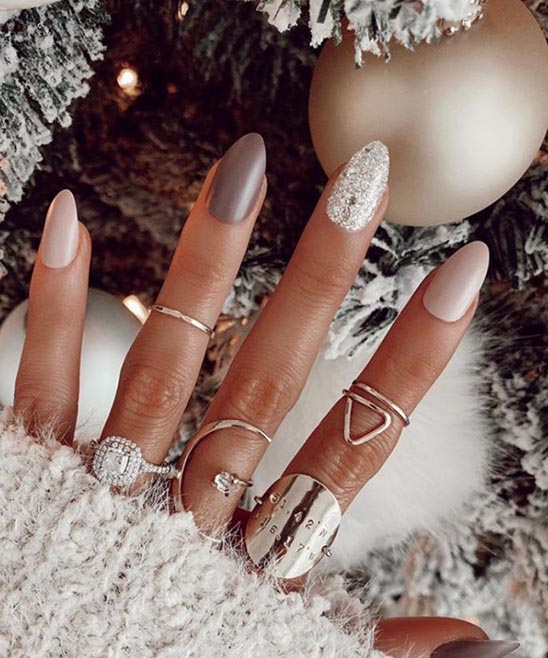 Muted Magic Holiday Nail Designs in Neutral Tones - TailoringinHindi