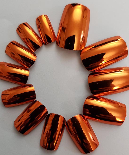 Molten Glam: Stunning Copper Nail Designs - TailoringinHindi